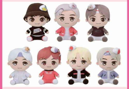 BTS TinyTAN Sweet Time Theme Plush Doll Toy Set of 7 | eBay