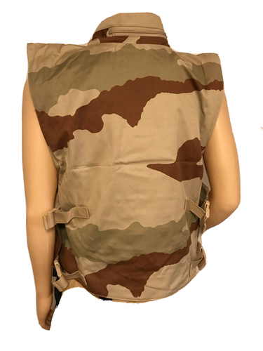 French Army Body Armour Cover Flak Vest Load Jacket Desert Camo ...