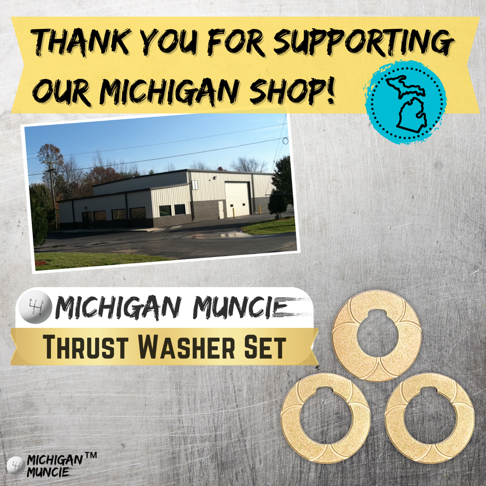 Oilite® BRONZE THRUST WASHER SET for Muncie 4 Speed 1" Counter Shaft | eBay