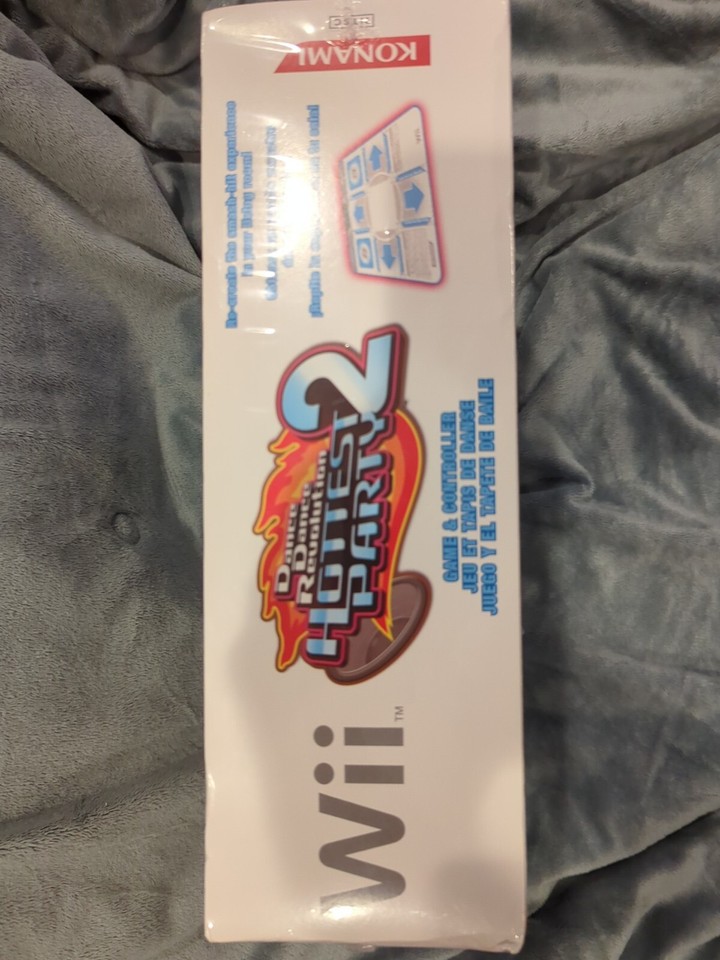NEW SEALED Nintendo Wii Dance Dance Revolution Hottest Party 2 + Dance ...