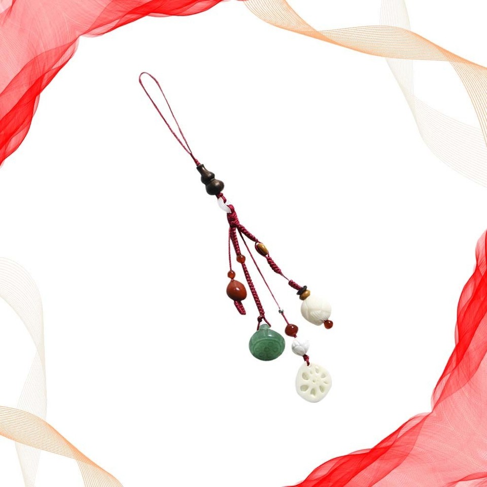 3pcs Mobile Phone Hanging Pendant Retro Bodhi Lotus Pendant Chinese ...