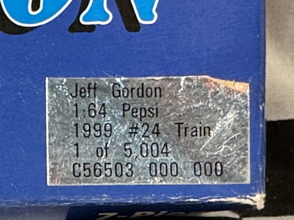 Revell Jeff Gordon #24 7 Pc Train Set HO Scale Diecast Train Collection ...