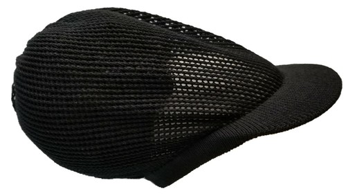 XL Dreadlocks Rasta Mesh Hair Net Hat Black Jamaica Tam Stripped ...