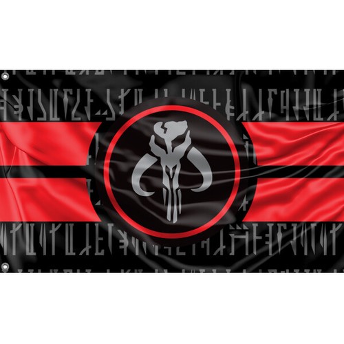 Mandalorian Flag Unique Design, 3x5 Ft / 90x150 cm size, EU Made | eBay ...