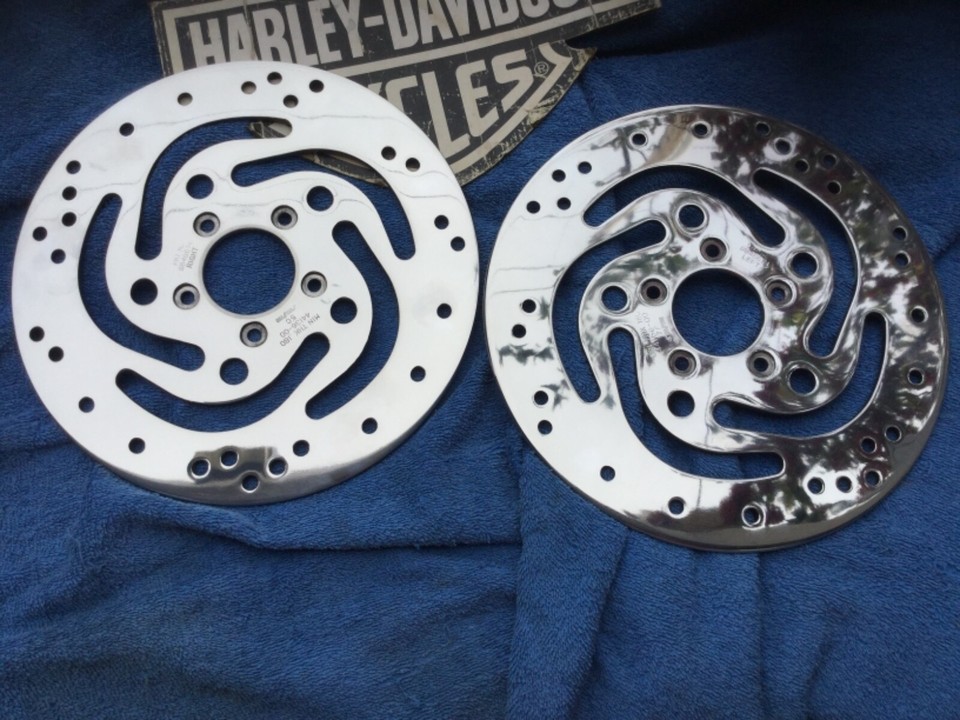 Harley-Davidson 9 Spoke Heritage Chrome Wheels JUST WHEELS | 43300336 ...