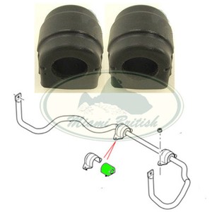 LAND ROVER FRONT SWAY STABILIZER BAR BUSH SET x2 RANGE 03-12 RBX500160 ...