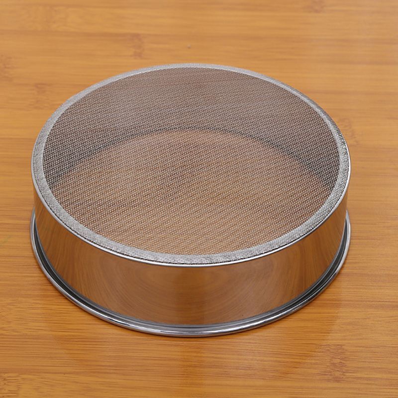 Stainless Steel Fine Mesh Oil Strainer Flour Colander Sifter Sieve Cake ...