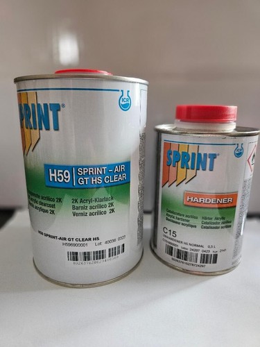 SPRINT H59 FAST HS EURO CLEAR COAT WITH HARDENER MADE iN ITALY PPG | eBay