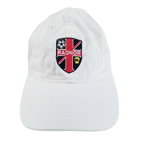 Adidas Radnor Football Cap Hat White Embroidered Logo Adjustable | eBay