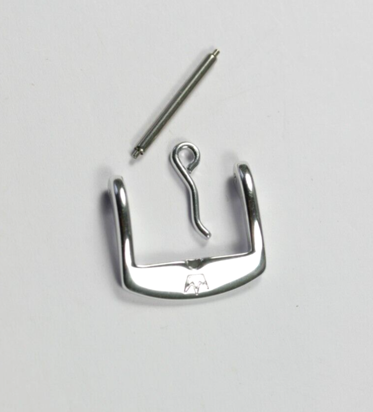14mm buckle with 3 prong crown useful for SMITHS watch silver colour ...