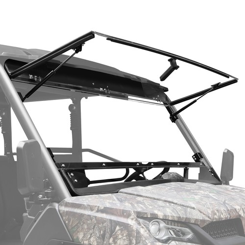 Front Flip Split Windshield 2-IN-1 Window for CFMOTO UFORCE 1000/XL ...
