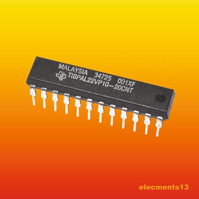 TIBPAL22VP10-20CNT TEXAS INSTRUMENTS INTEGRATED CIRCUIT PAL MEMORY ...
