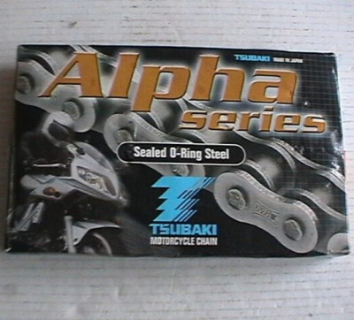 TSUBAKI ALPHA MOTORCYCLE O-RING CHAIN 530 110 LINKS CBR VF VFR GPX ZXR ...