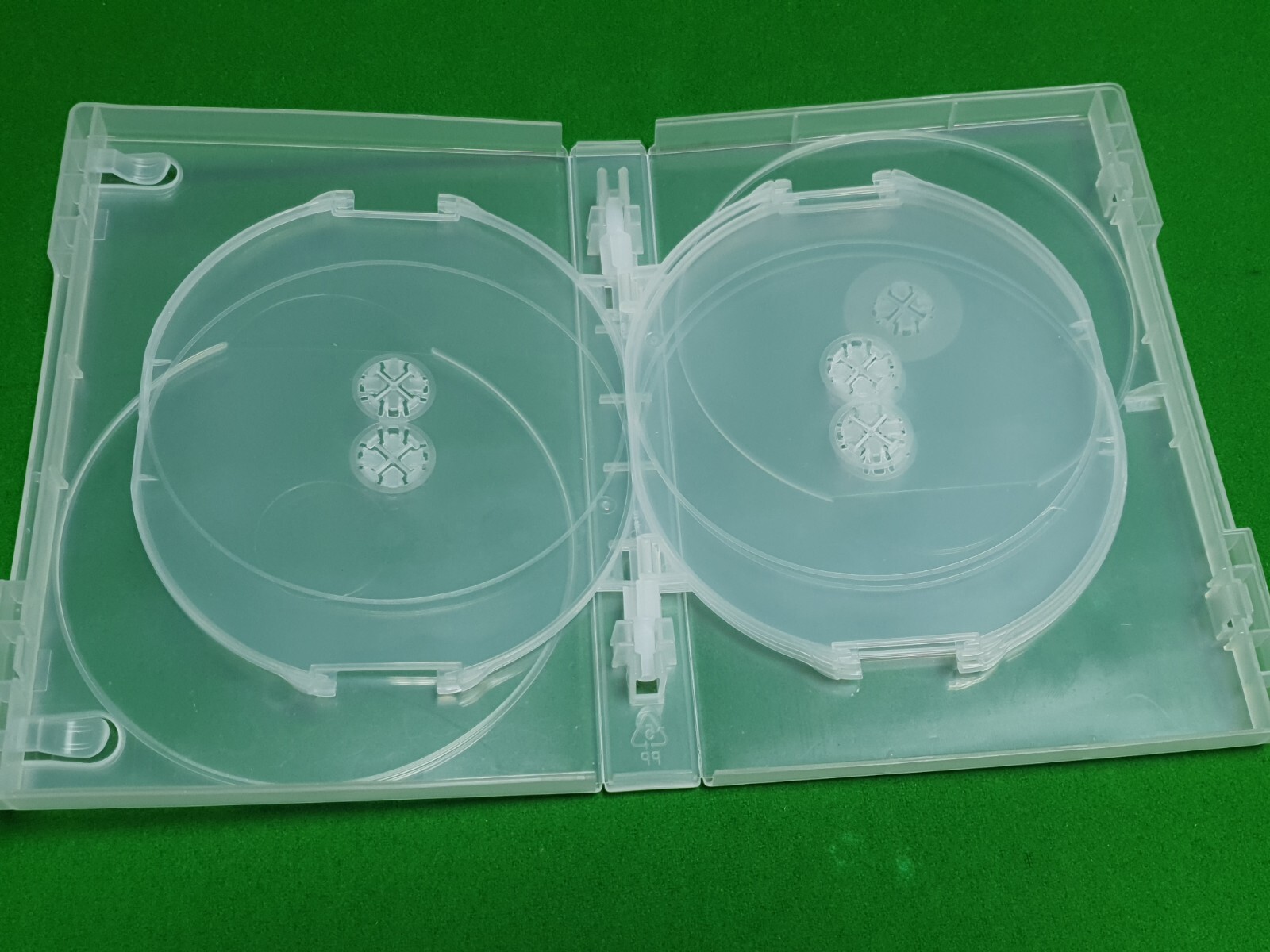 Clear Replacement Empty DVD Cover - Holds 7 Disc CD Storage Case 24mm ...