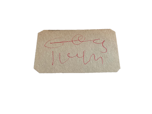 Audrey Hepburn Signed Autograph 3x1.5" Vintage Cut Paper Classic Movie ...