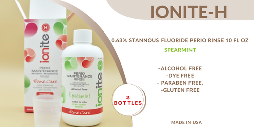 IONITE-H 0.63% Stannous Fluoride Mouthwash Mint - LIKE PERIOMED - 3 ...