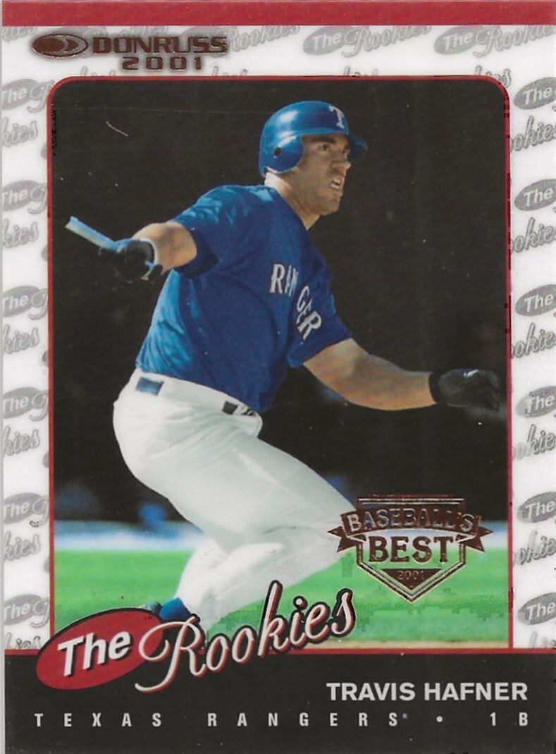 2001 Donruss The Rookies Baseball's Best Bronze Travis Hafner #R22 ...