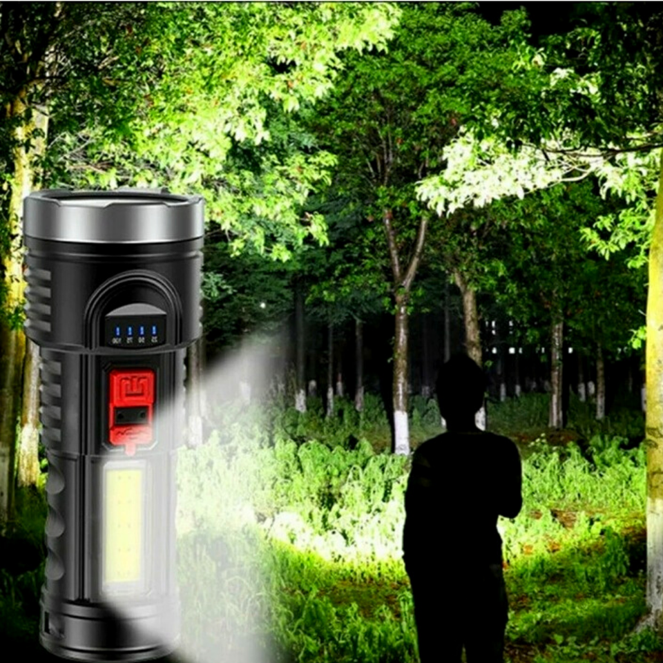 Super Bright 999000000 LM LED Torch Tactical Flashlight Lantern ...