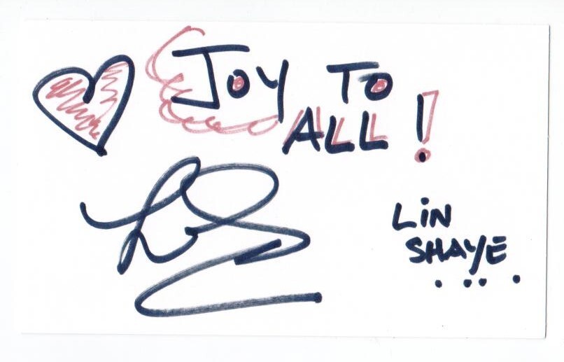 Lin Shaye Signed 5x3 Autographed Index Card IDC Actress Insidious #04 ...