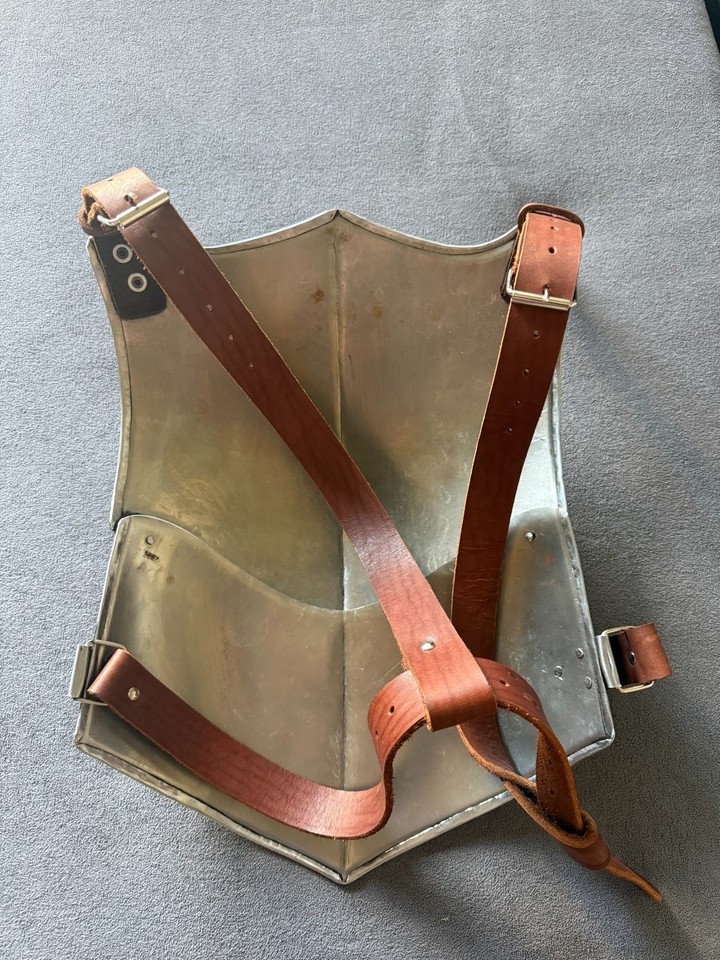 HALLOWEEN Medieval Steel Leather strap Armor LARP Cosplay Costume | eBay