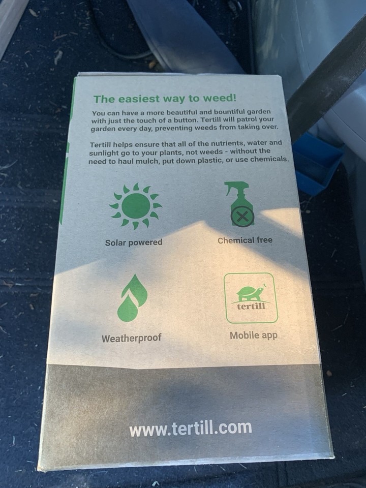 Robot Weed Eater Solar Powered Tertill Discontinued Brand New In Box | eBay