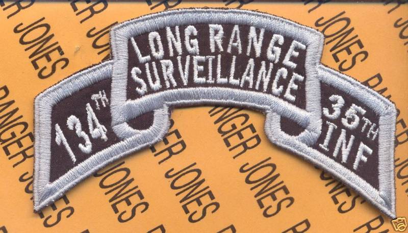 US Army 134th Infantry Det LRS Airborne Ranger NEBRASKA ARNG ~4" patch ...