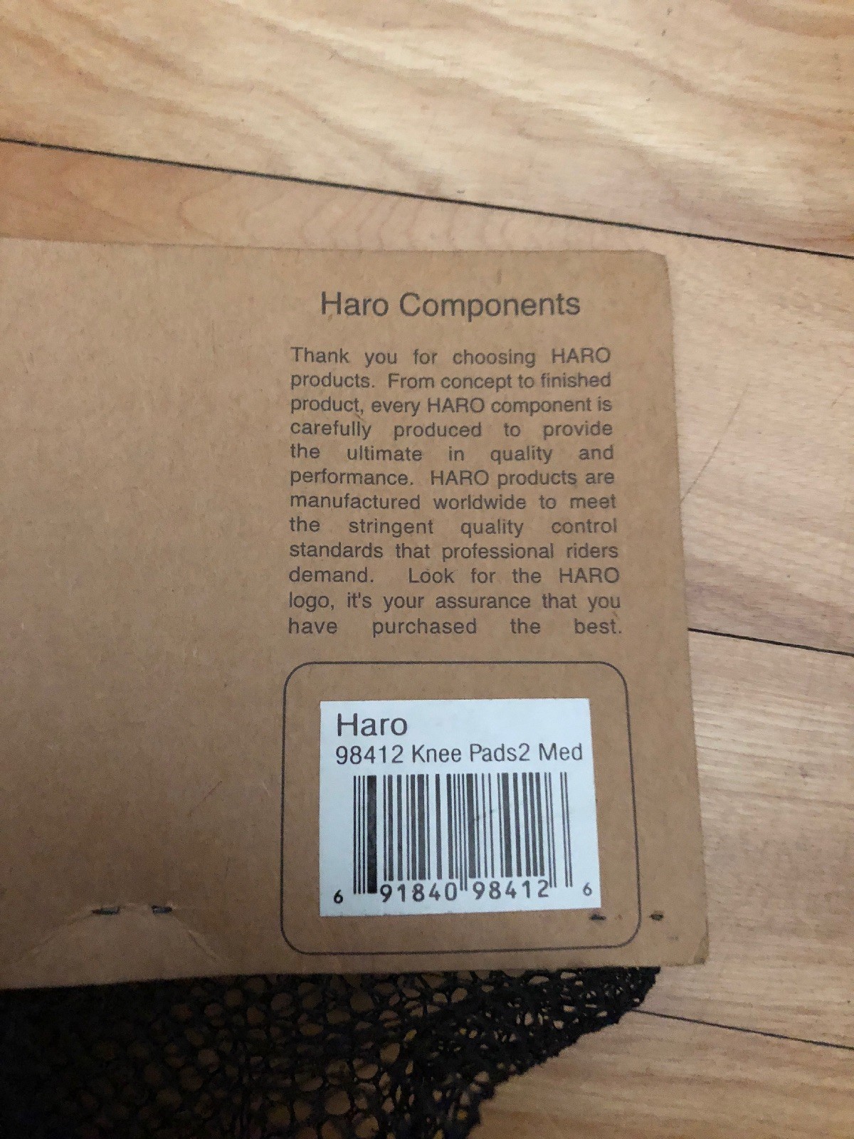 New-Old-Stock HARO Knee Pads 2 Size Medium Black | eBay