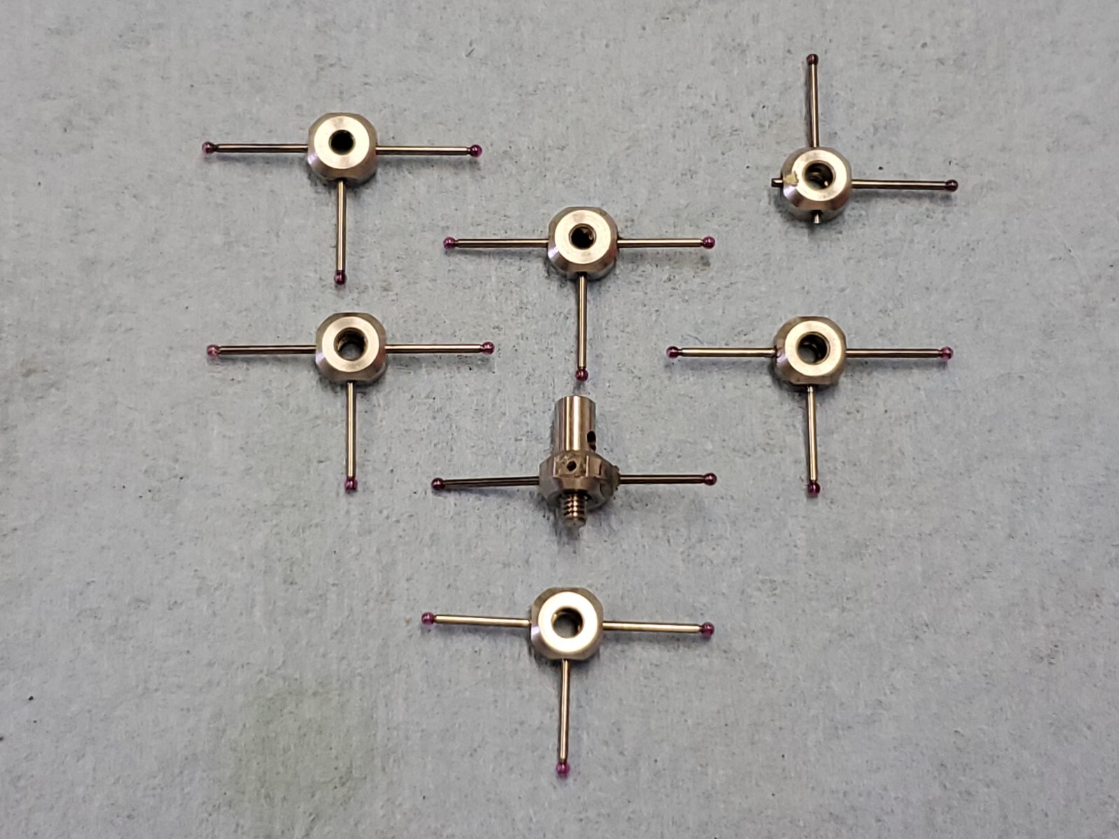 Renishaw A5003-4788 star Styli span 20mm 1mm Ruby spare parts. All 7 ...