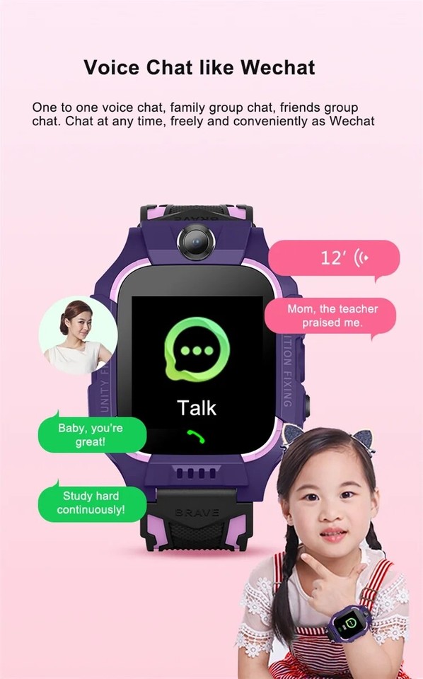 Smart Watch For Kids, Activity Tracker, SOS Function, Kids School Mode ...