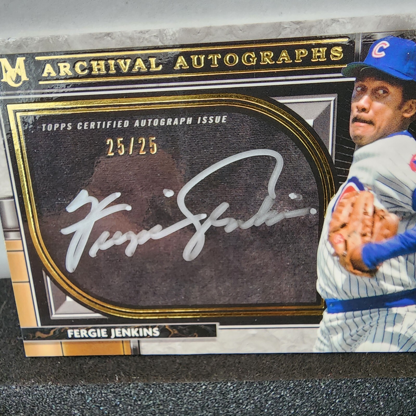2021 Topps Museum Archival Autograph Fergie Jenkins auto card Cubs # 25 ...