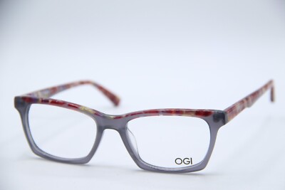 NEW OGI EVOLUTION 9244/2219 GREY RED MARBLE AUTHENTIC FRAMES EYEGLASSES ...