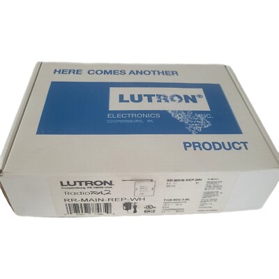 NEW Lutron RR-MAIN-REP-WH RadioRA 2 Main Repeater - White 27557774659 ...