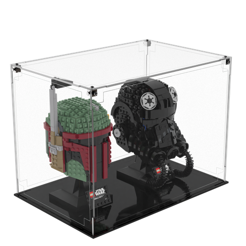 Acrylic Display Case For LEGO® Helmet Collection Star Wars, Marvel & DC ...