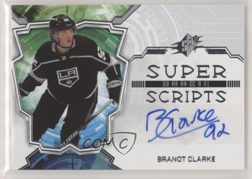2022-23 SPx - Rookie Superscripts #SSR-BC Brandt Clarke (AU, RC) for ...
