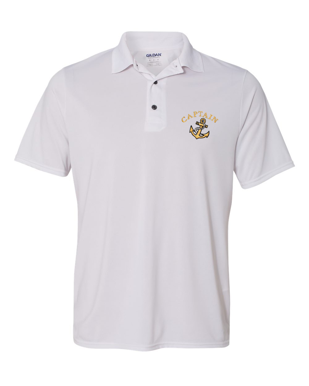 Men's Captain Ships Anchor Embroidered 100% Cotton Shirt FREE SHIP | eBay