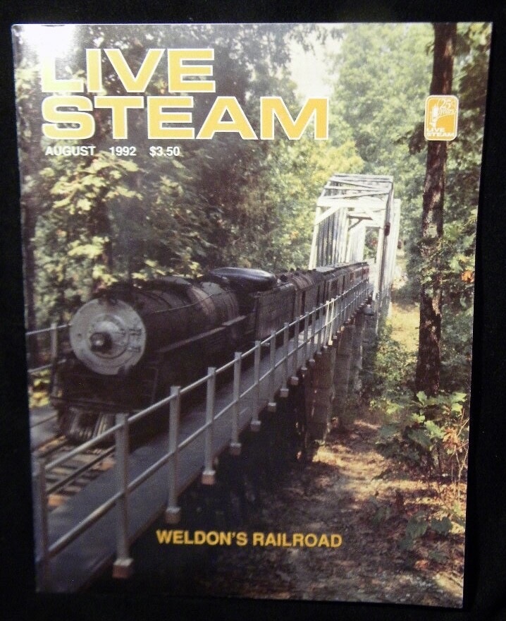Live Steam Magazine 1992 Aug Oscillating Cylinder Engine Heat Flow in ...