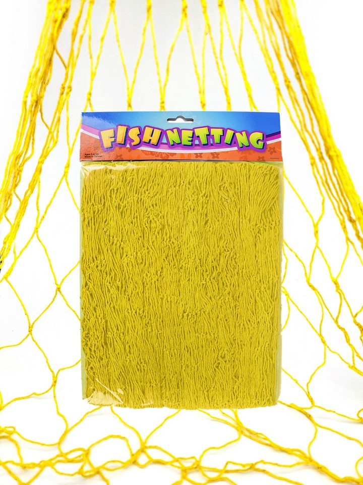 Colorful Cotton Fish Nets (6 Ft x 15 Ft) Nautical Pirate Hawaiian Luau ...