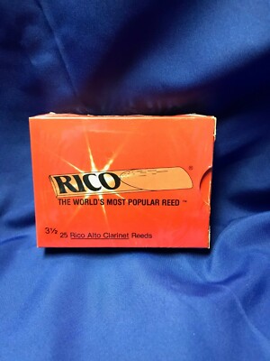 Rico Alto Clarinet Reeds, Size 3.5, 24 Individual Reeds | eBay