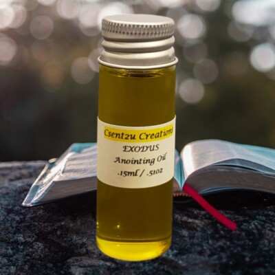Exodus Anointing Oil: (2) .15ml Glass Bottles. Exodus 30:22-25 | eBay