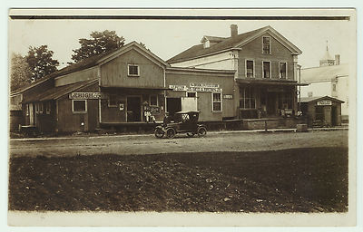 RARE 1908 - RPPC Brooklyn PA Stores Street Real Photo Susquehanna ...