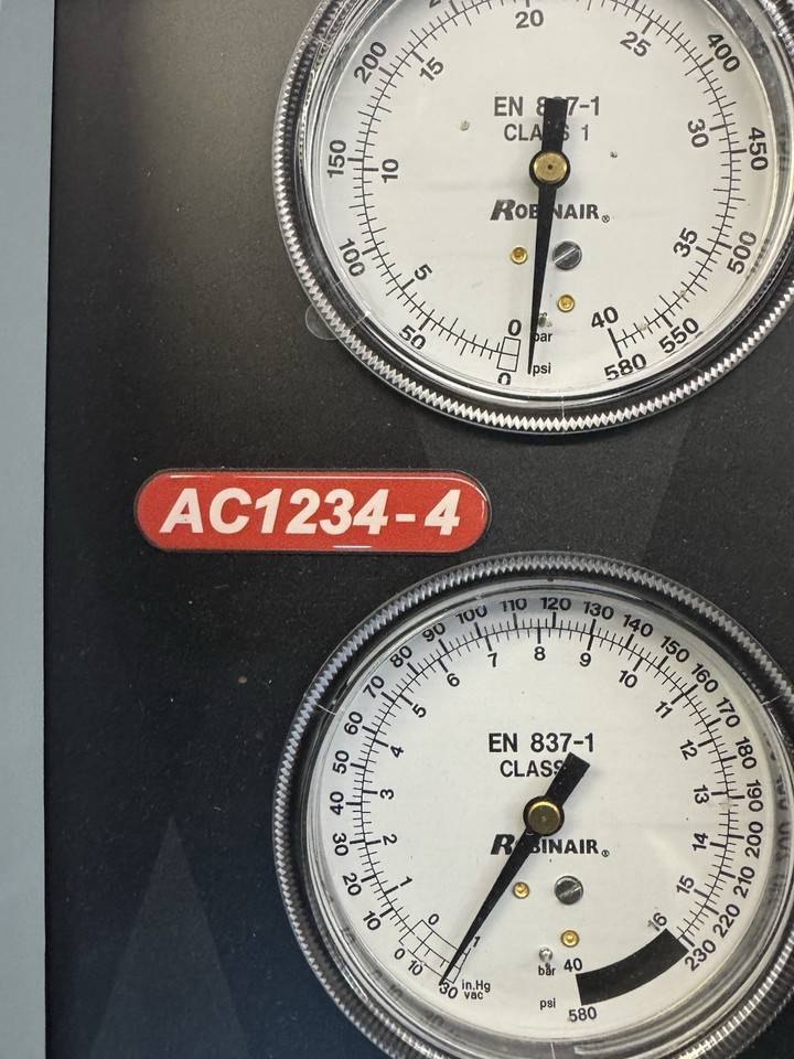 Robinair AC1234-4 Refrigerant Recovery Recycle Recharge Machine | eBay