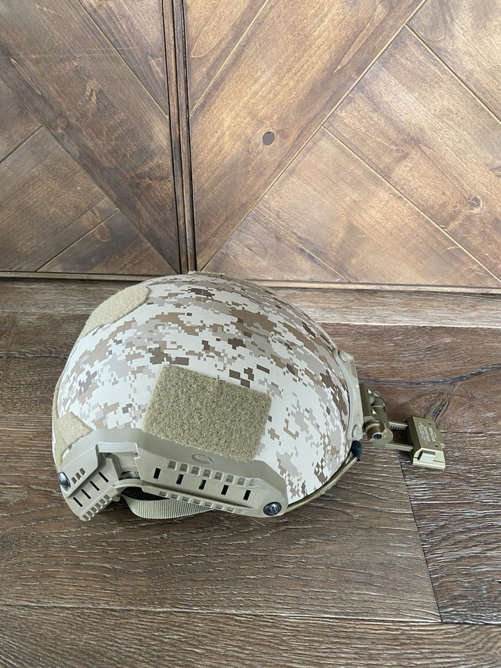 Ops Core AOR1 MT w/ Trident Rails & Wilcox L4G19 L/XL Tactical Military ...