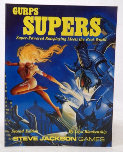 Steve JACKSON Spiele Gurps Supers Second Edition Rollenspiel Guide 9781556341946 | eBay.de
