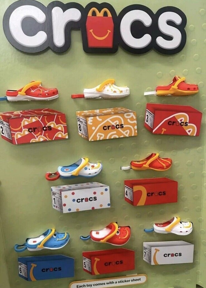 2024 McDonald's Mini Crocs Keychain Happy Meal Toys, SAME DAY SHIPPING ...