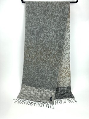 Cashmink V Fraas womens scarf print fringe Made in Germany 73" x 14" | eBay