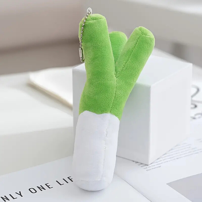 Onion Keychain Cute Stuffed Toy Plush Key Chain Ring Purse Bag Backpack ...