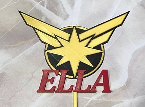 Captain Marvel Cake Topper Personalized Marvel Comics Super Hero | eBay