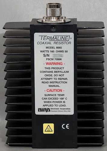 Bird 8065 Termaline RF Coaxial Resistor/Dummy Load 160 W 50 Ohm DC-2400 ...