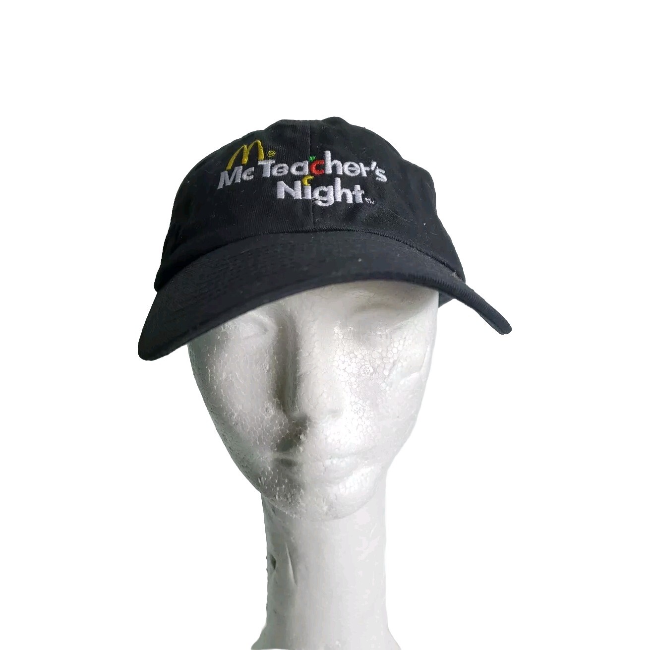 Mcdonalds Mcteacher Night Black Hat Cap Adjustable Sn… - Gem