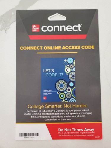 Connect Access Card for Let's Code It! by Mary Elizabeth Johnson and ...